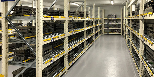 Stockage dynamique pour charges lourdes chez SOPIL - Gravittax